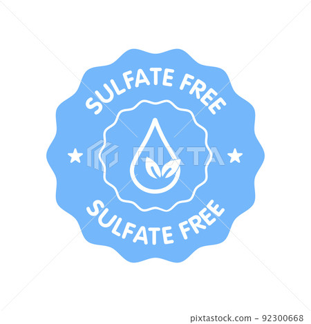 Sulfate free icon. Symbol for personal care...-插圖素材 [92300668] - PIXTA圖庫
