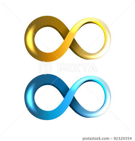 Infinity Icons - Stock Illustration [92320354] - PIXTA