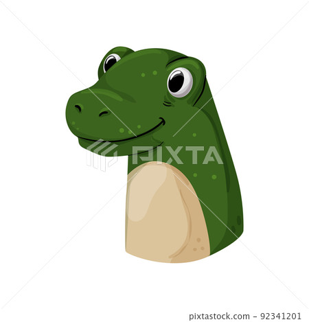 crocodile hand puppet cartoon vector illustration - Stock Illustration ...