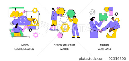 Business support abstract concept vector... - Stock Illustration ...