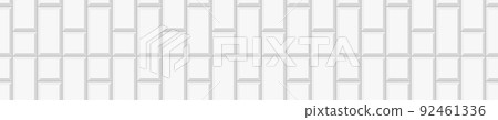 White vertical rectangle and square tile... - Stock Illustration ...