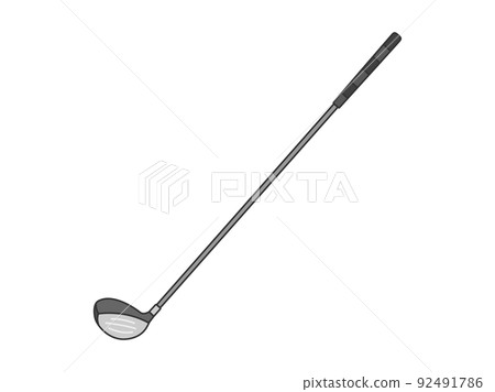 Golf club driver illustration - Stock Illustration [92491786] - PIXTA