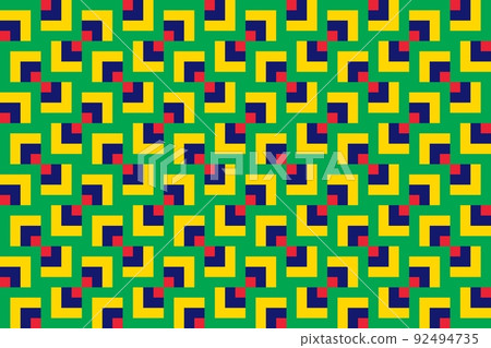 Geometric pattern in the colors of the national... - Stock Illustration ...