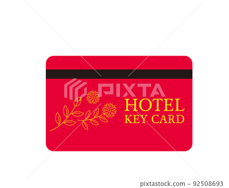 Hotel card key vector illustration - Stock Illustration [92508693] - PIXTA