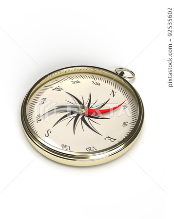 Local crazy compass 3D illustration vertical - Stock Illustration ...