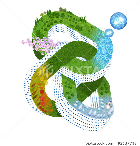 There are variations of simplified images of... - Stock Illustration ...