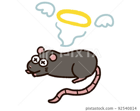Dead rat character - Stock Illustration [92540814] - PIXTA