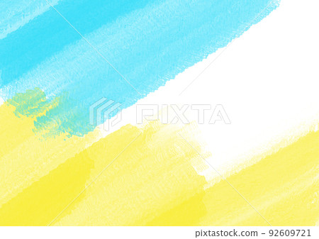 Two-color watercolor background frame painted... - Stock Illustration ...