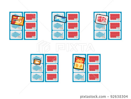 Products left in the fish market - Stock Illustration [92638304] - PIXTA