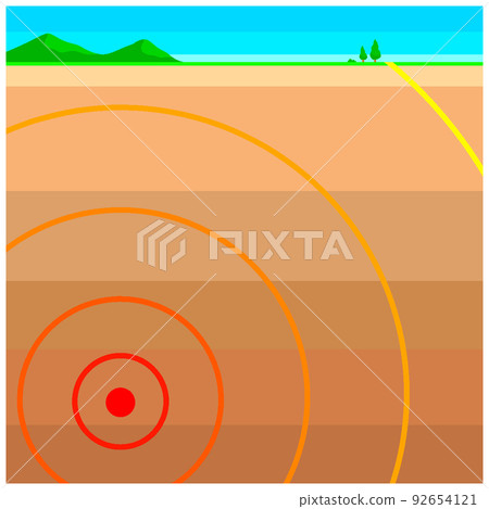 deep earthquake - Stock Illustration [92654121] - PIXTA