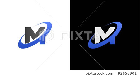 Modern and professional letter M initials logo... - Stock Illustration ...