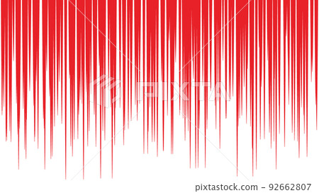 Manga-style effect line material with a red... - Stock Illustration ...