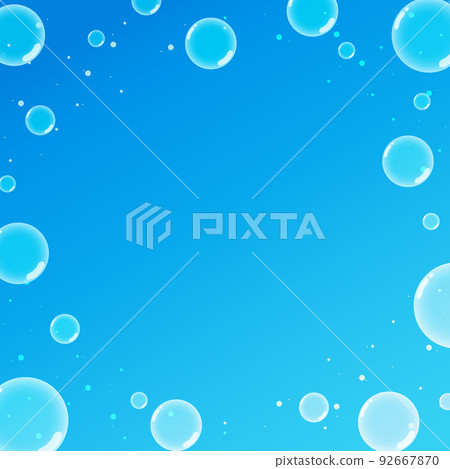 Bubble background square - Stock Illustration [92667870] - PIXTA
