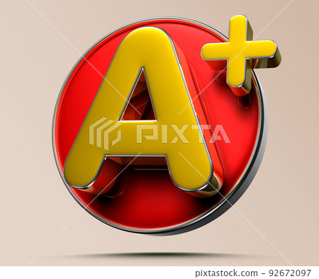 A plus. - Stock Illustration [92672097] - PIXTA