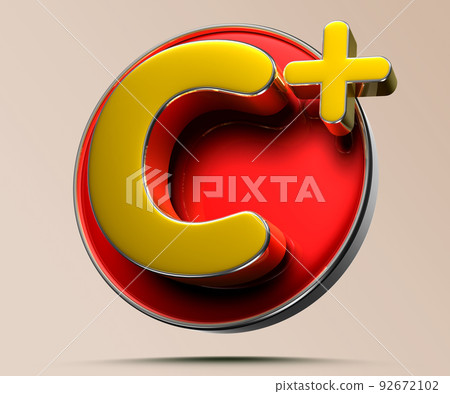 C plus. - Stock Illustration [92672102] - PIXTA