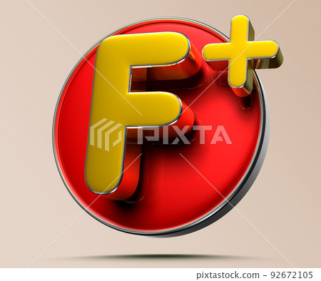 F plus - Stock Illustration [92672105] - PIXTA