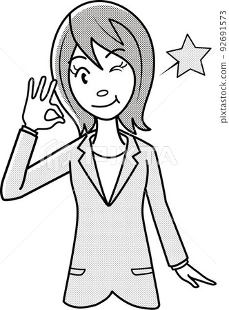 OK pose - Stock Illustration [92691573] - PIXTA