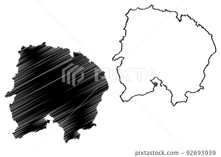 Belitung island (Republic of Indonesia, South... - Stock Illustration ...