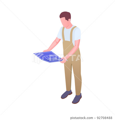 Furniture Assembly Scheme Composition - Stock Illustration [92708488 ...