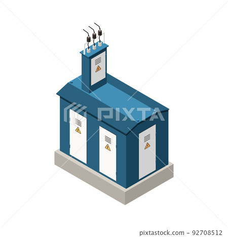 Power Unit Building Composition - Stock Illustration [92708512] - PIXTA