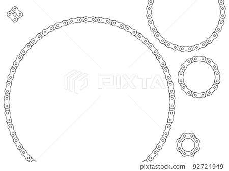 Roller chain background illustration material - Stock Illustration ...