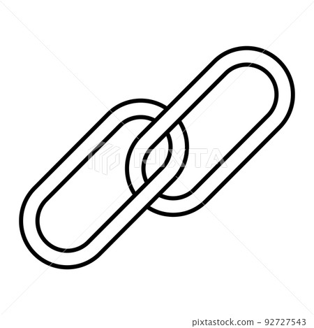 Chain links, sign symbol of close connection,... - Stock Illustration ...