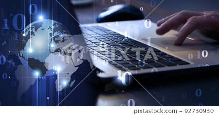 binary coding banner - Stock Illustration [92730930] - PIXTA