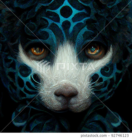 A fantasy magic jaguar in a fairy-tale... - Stock Illustration ...