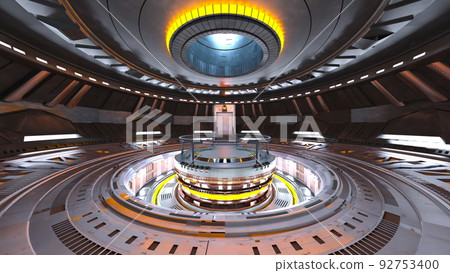 Scenery inside the spacecraft - Stock Illustration [92753400] - PIXTA