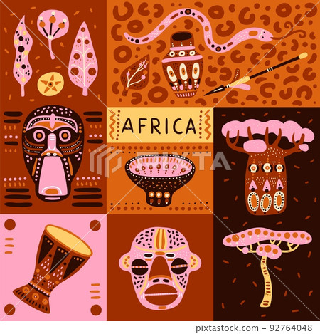 African Tribal Face Designs