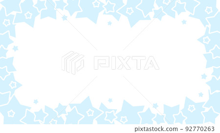 A frame full of light blue stars - Stock Illustration [92770263] - PIXTA