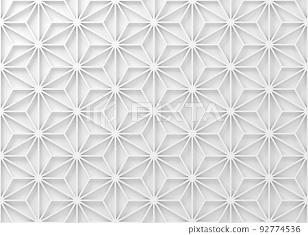 Traditional Japanese pattern Asanoha. Relief... - Stock Illustration ...