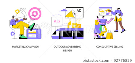 Product promotion abstract concept vector... - Stock Illustration ...