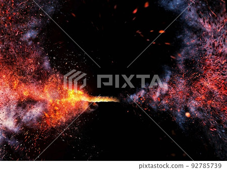 Illustration of a burning rope - Stock Illustration [92785739] - PIXTA