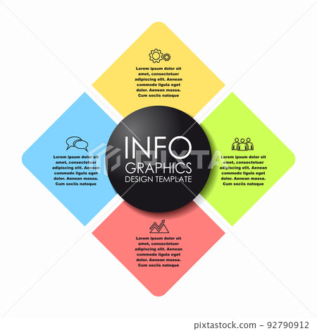 Infographic design template with place for your... - Stock Illustration ...