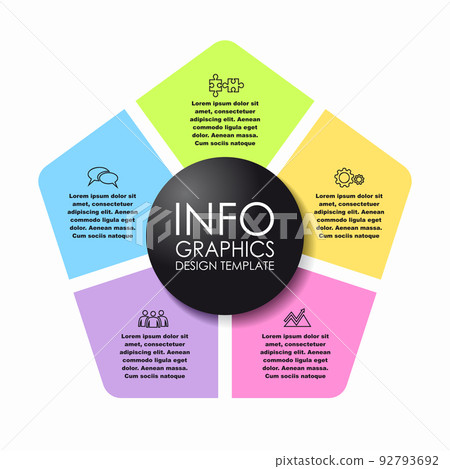 Infographic design template with place for your... - Stock Illustration ...