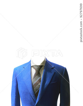Photo composite, male upper body, ID photo - Stock Illustration ...