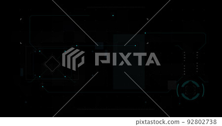 Technology abstract background Video Overlay 001 - Stock Illustration ...