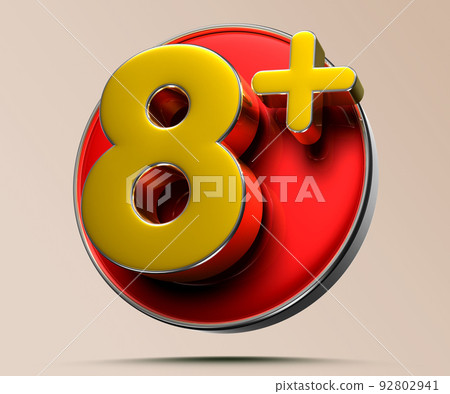 8 plus. - Stock Illustration [92802941] - PIXTA