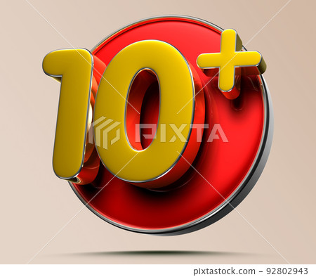 10 plus. - Stock Illustration [92802943] - PIXTA