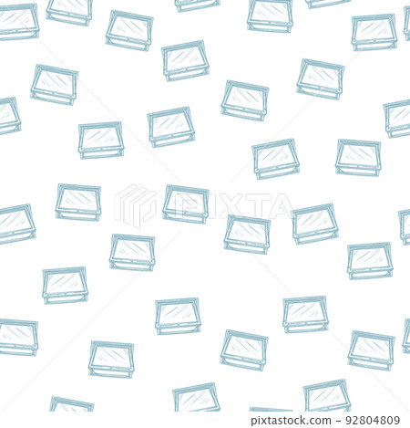 Opened window lean forward seamless pattern.... - Stock Illustration ...