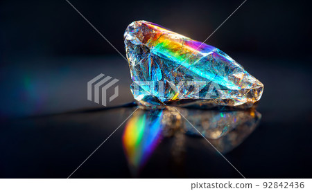 Rainbow Diamonds Background