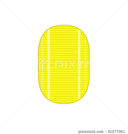 Gold coins seen from the front (Oval, Oval) - Stock Illustration ...