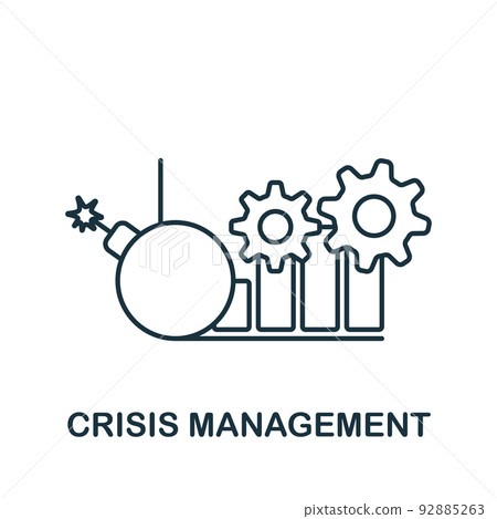 Issue Management Icon Crisis Management Line Filled Icon 43318695