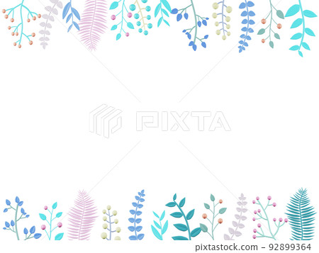 Leaf frame 3D - Stock Illustration [92899364] - PIXTA