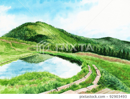 Analogous Landscape Painting