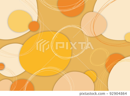 Abstract yellow doodles hand drawing design... - Stock Illustration ...