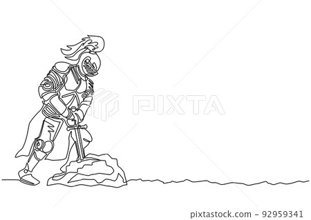 Excalibur Sword Drawing