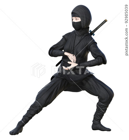 Ninja ☆ Ninja - Stock Illustration [92985039] - PIXTA