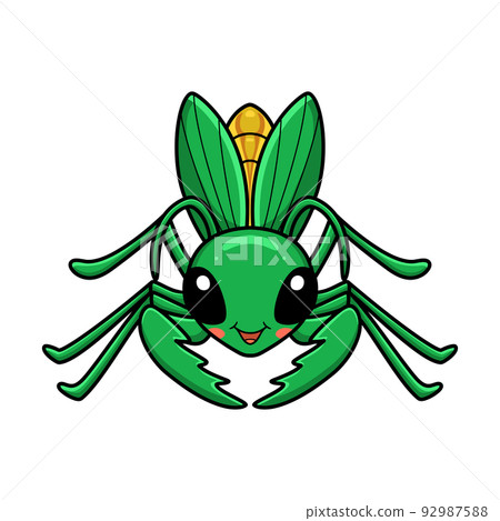 bug, cartoon, mantis - Stock Illustration [92987588] - PIXTA